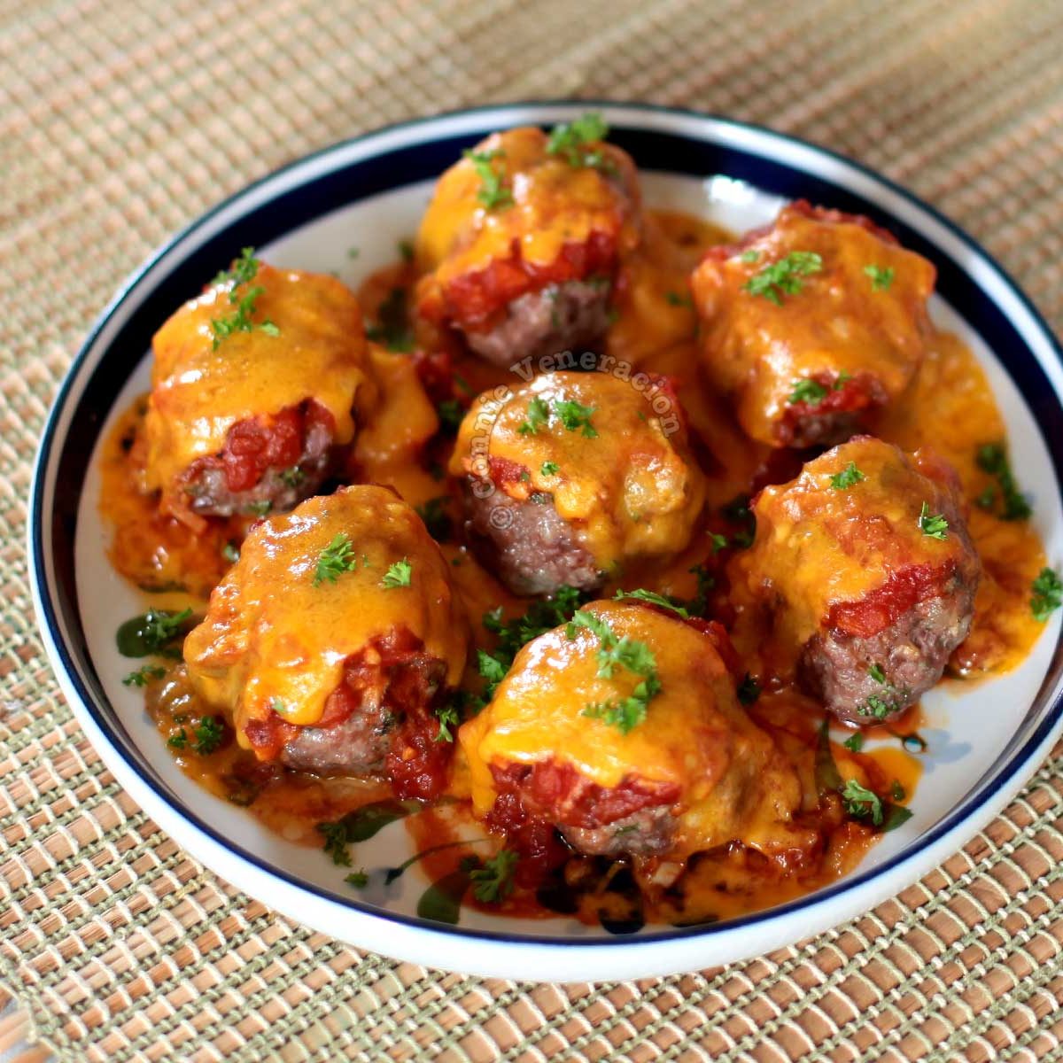 Spanish-style meatballs