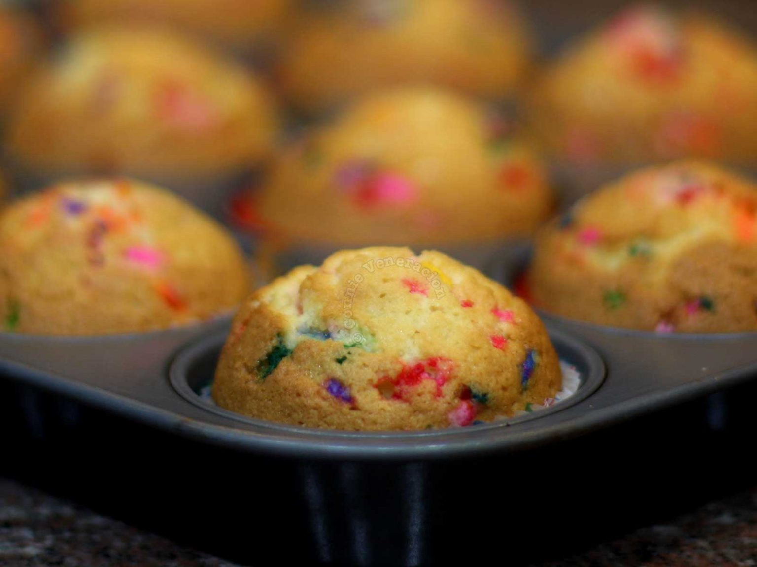 Confetti cupcakes