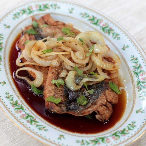 Bangus (milkfish) a la pobre