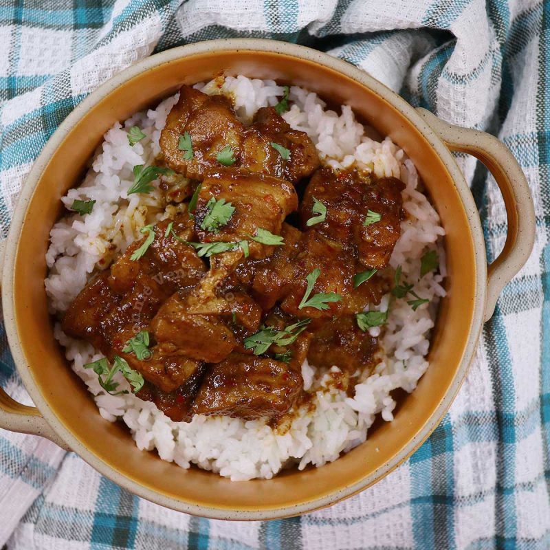 Mexican-style pork adobada