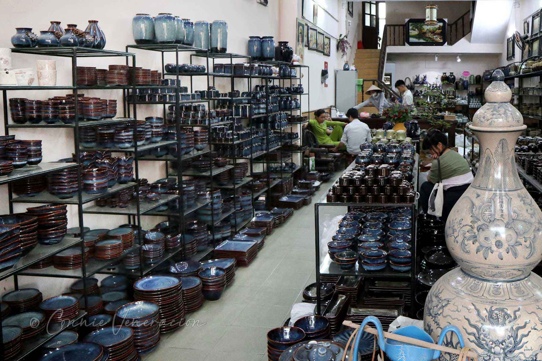 Bat Trang ceramic village tour and pottery class