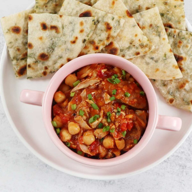 Leftover roast duck and chickpea stew