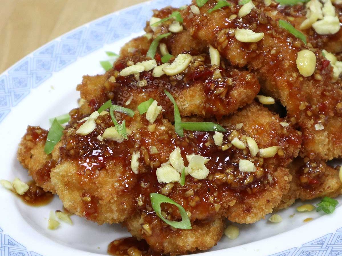 Chicksilog (fried chicken, rice and egg)