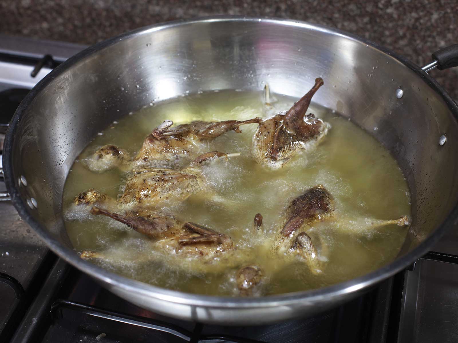 The secret to tender juicy quails