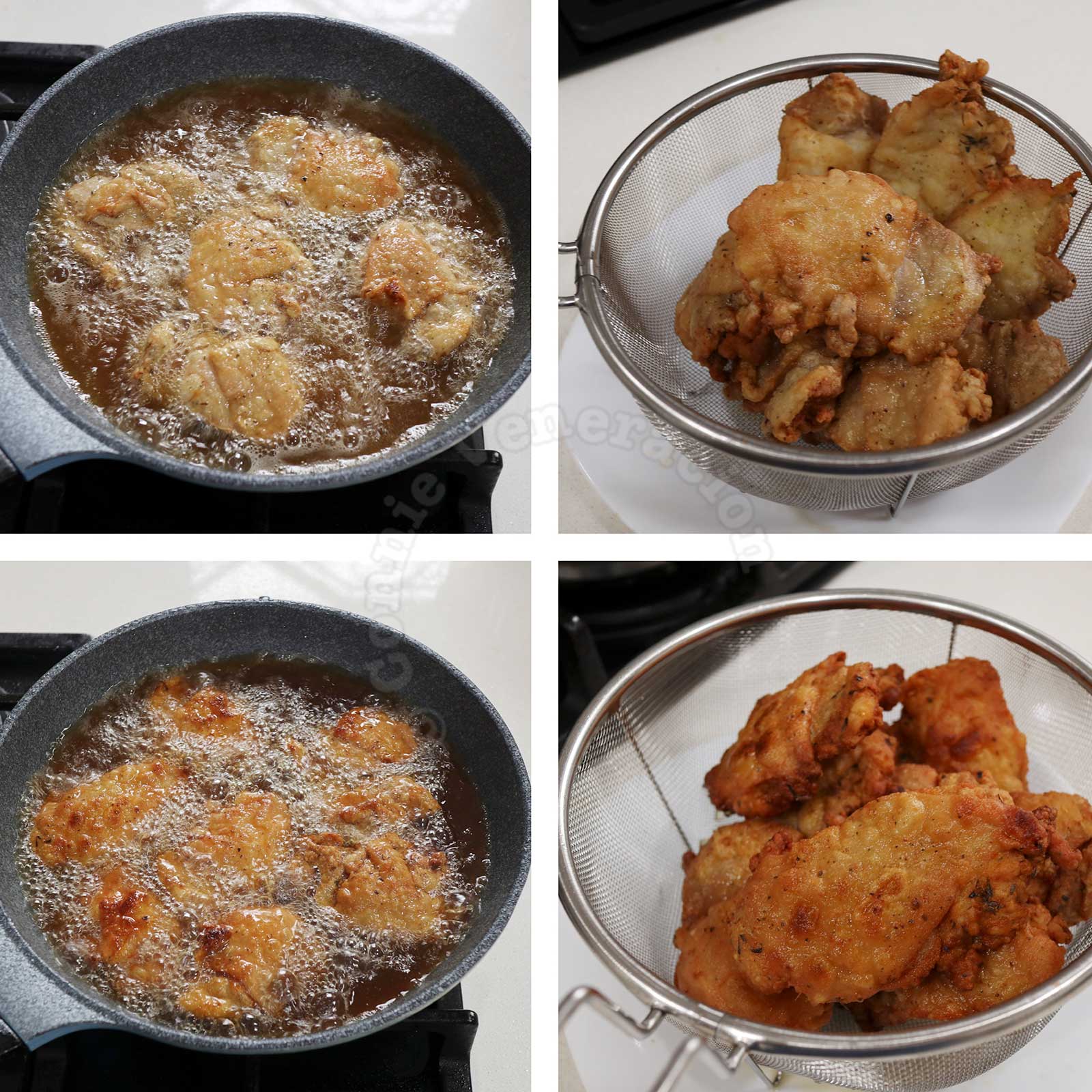 Chicksilog (fried chicken, rice and egg)