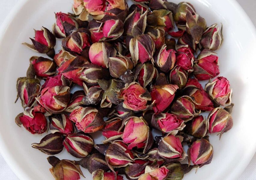 Iced rose “tea” is the perfect summer drink