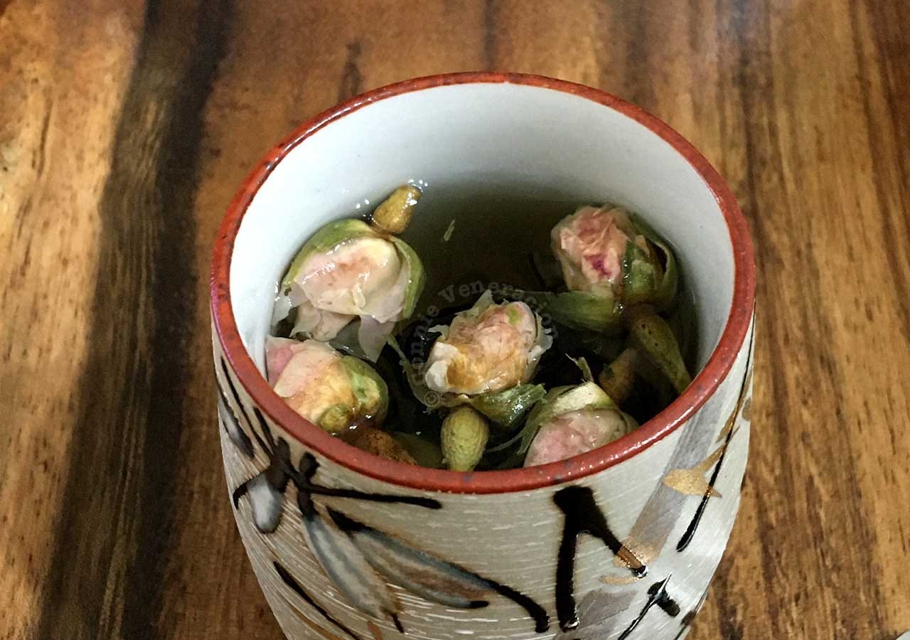 Iced rose “tea” is the perfect summer drink
